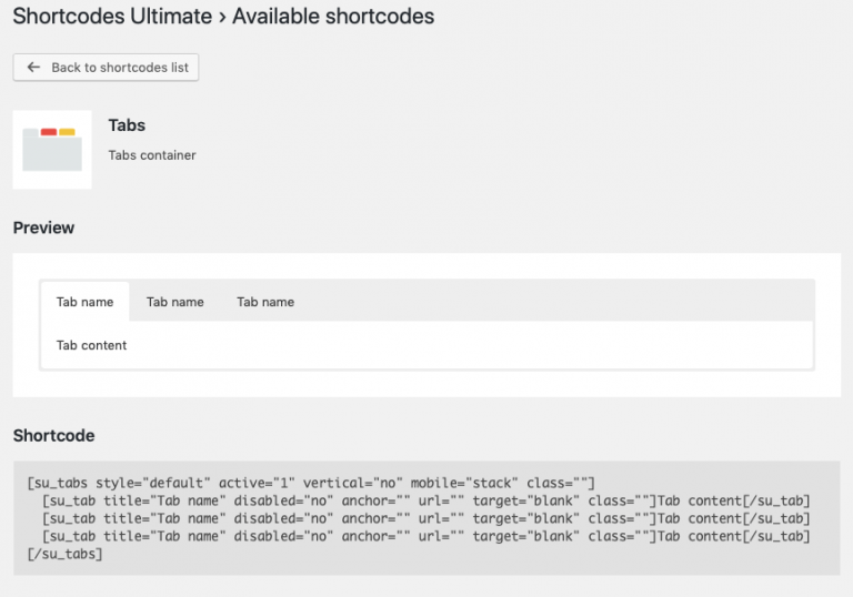 Shortcodes Ultimate - plugin til WordPress | kortkoder